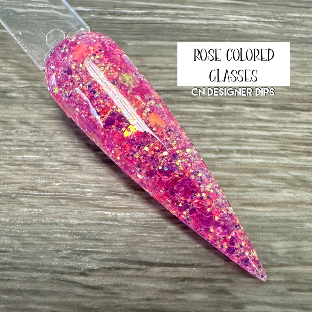 Rose Colored Glasse- Dip Powder, Dip Powder for Nails, Nail Dip Powder ...