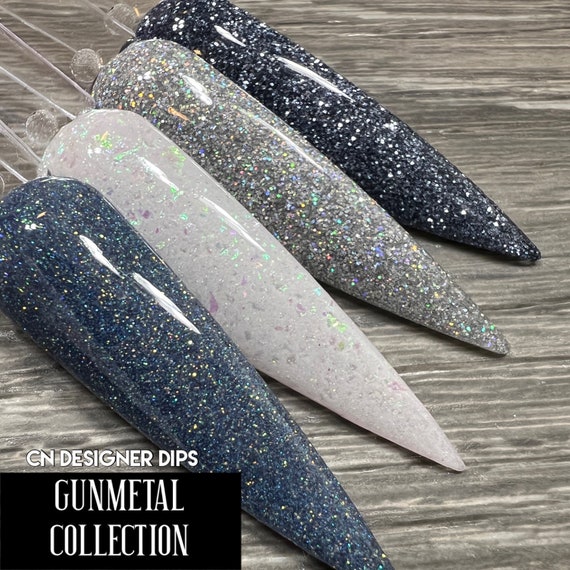 Gunmetal Collection Dip Powder Dip Powder for Nails Dip - Etsy