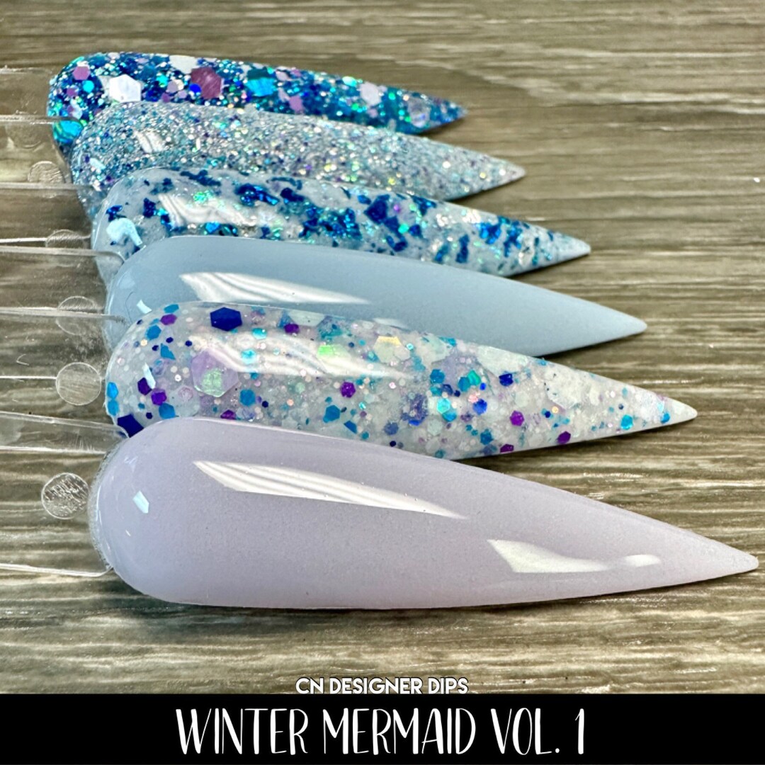 Winter Mermaid Vol 1- Dip Powder, Dip Powder for Nails, Dip Nail, Nail ...