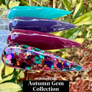 Autumn Gem Collection- Dip Powder, Dip Powder for Nails, Acrylic, Fall ...