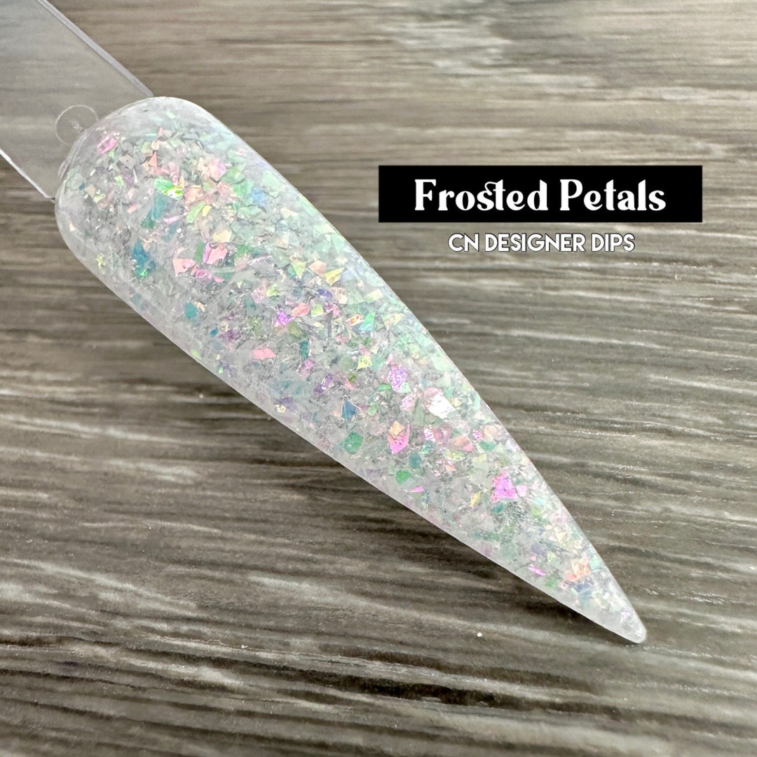 Frosted Petals- Dip Powder, Dip Powder for Nails, Nail Dip Powder, Nail ...