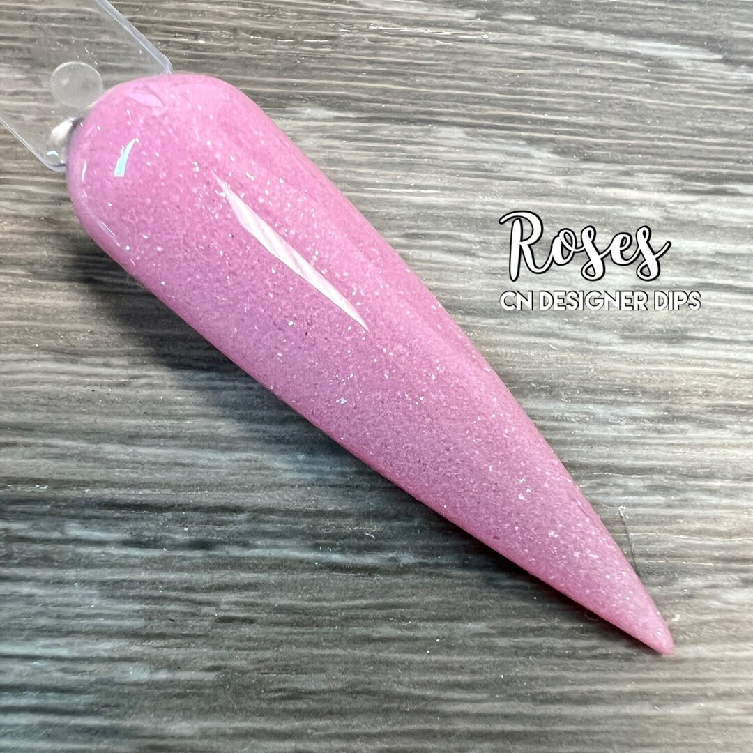 Roses Dip Powder Dip Powder for Nails Pink Dip Powder Dip - Etsy