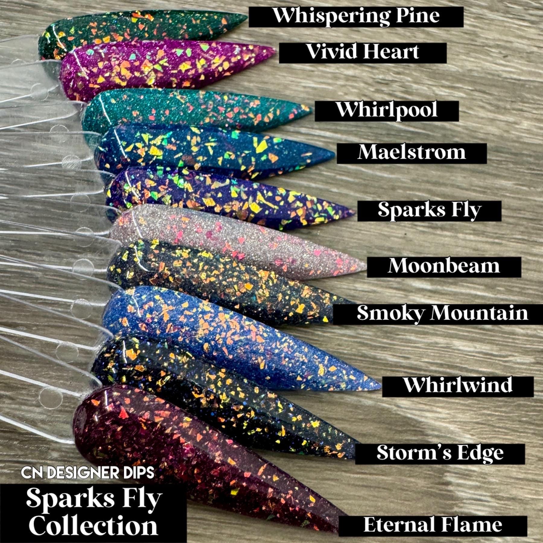 Moonbeam- Dip Powder, Dip Powder for Nails, Acrylic, Shard, Glitter - Etsy