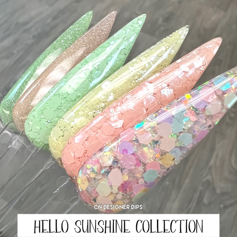 Hello Sunshine Dip Powder Dip Powder for Nails Nail Dip | Etsy