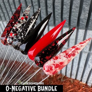 Vampire Queen- Dip Powder, Glitter Dip Powder, Dip Powder for Nails ...