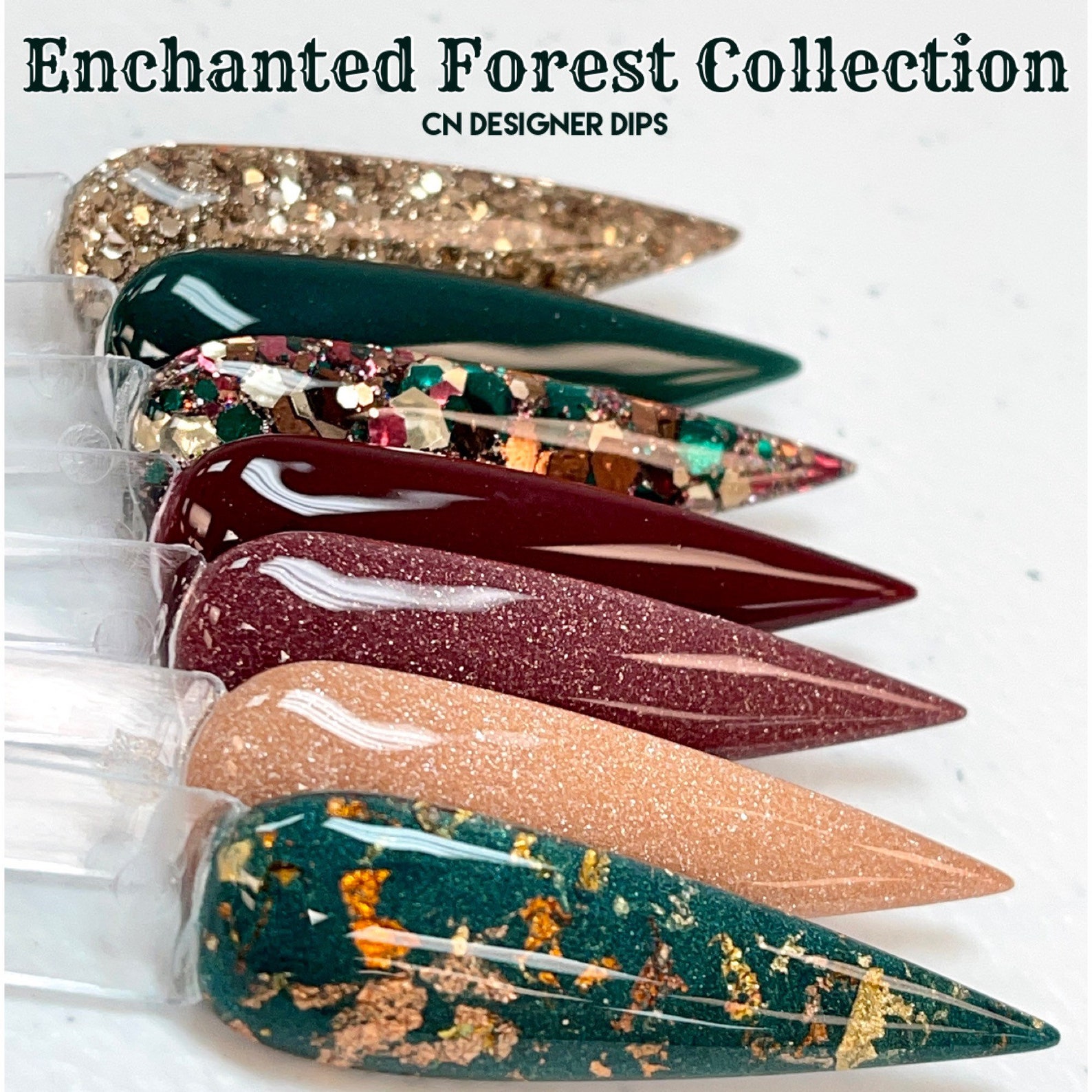 Enchanted Forest Dip Powder Dip Powder for Nails Glitter - Etsy