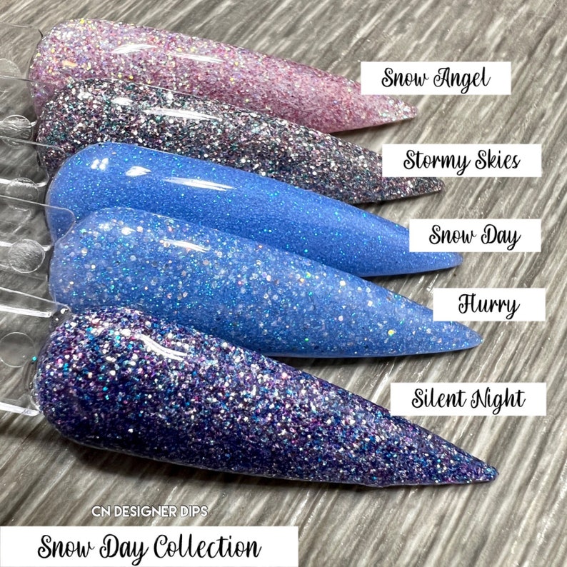 Snow Day Collection Dip Powder Dip Powder for Nails Dip - Etsy