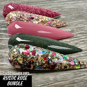 Rustic Rose Bundle- Dip Powder, Dip Powder for Nails, Nail Dip, Dip ...