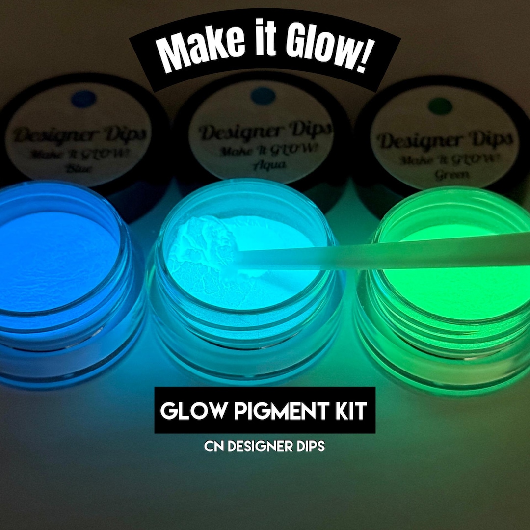 Make It Glow! Kit- Glow in the Dark, Glow Pigment, Glow Powder, Glow ...
