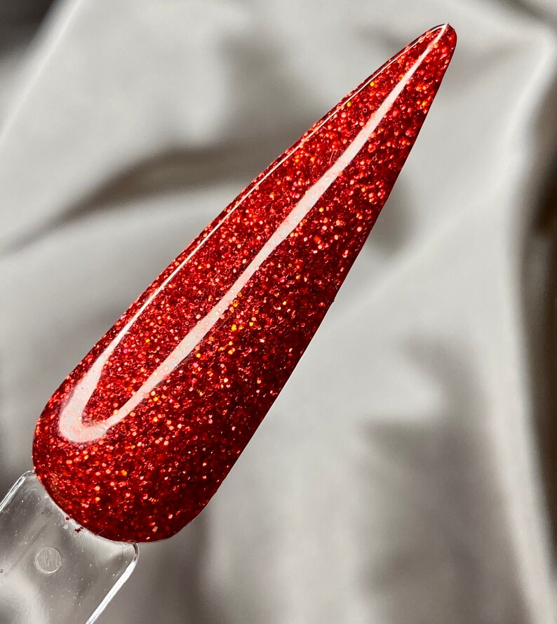 Poinsettia Dip Powder Christmas Dip Powder Red Dip Powder | Etsy