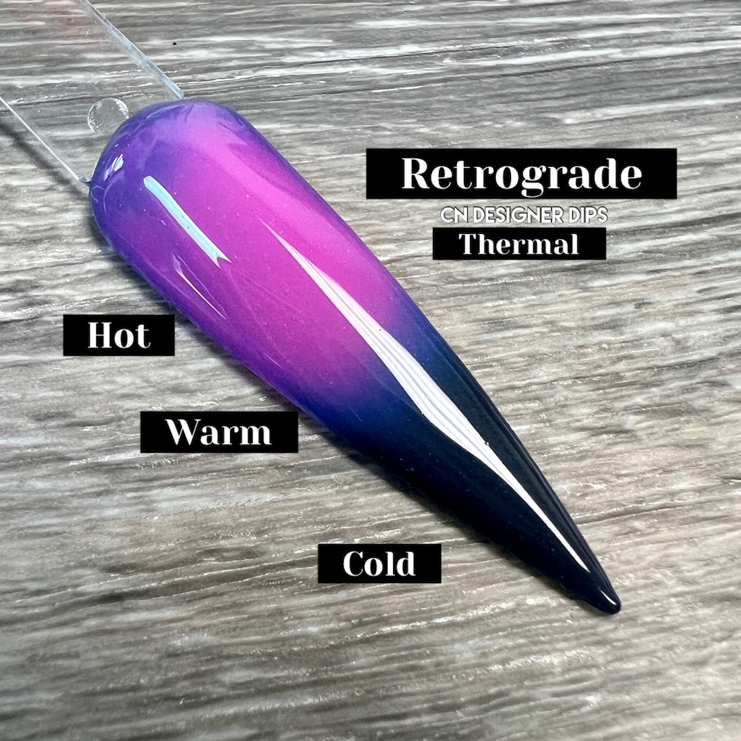 Retrograde- Thermal Dip Powder, Dip Powder, Dip Powder for Nails, Nail ...