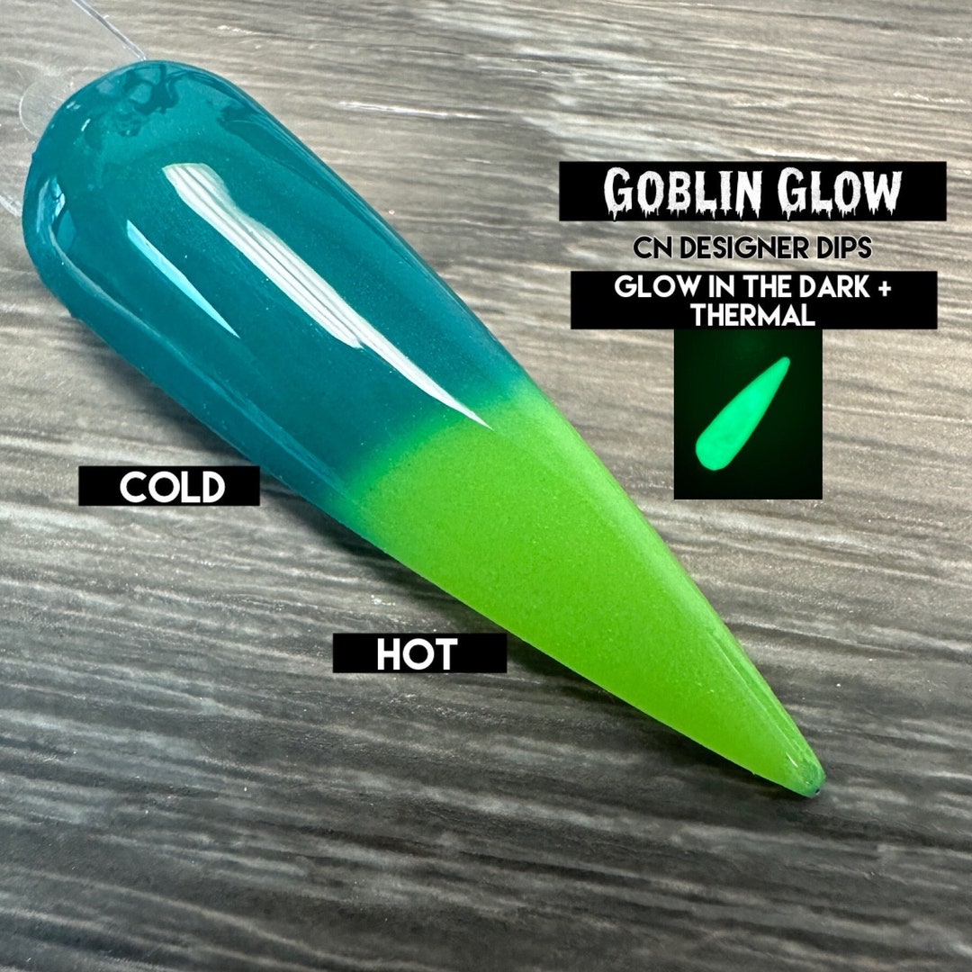 Goblin Glow- Dip Powder, Dip Powder for Nails, Acrylic, Green, Color ...