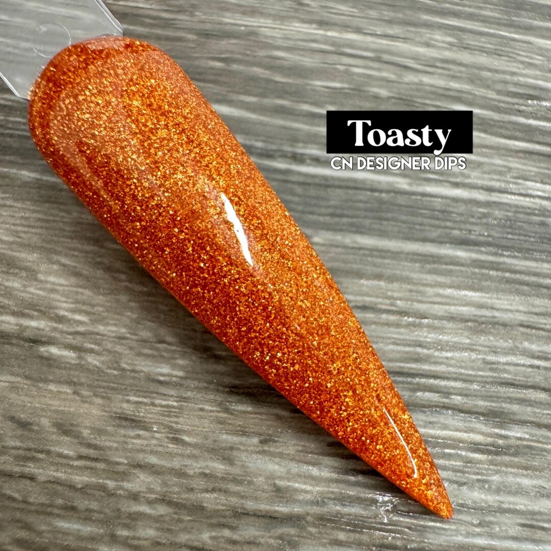 Toasty- Dip Powder, Dip Powder for Nails, Acrylic, Fall, Autumn, Orange ...