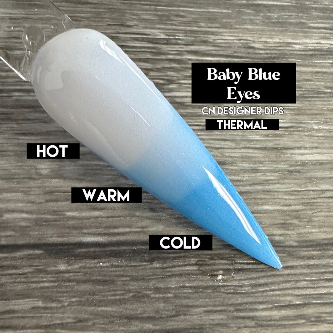 Baby Blue Eyes- Dip Powder, Dip Powder for Nails, Acrylic, Blue, Color ...