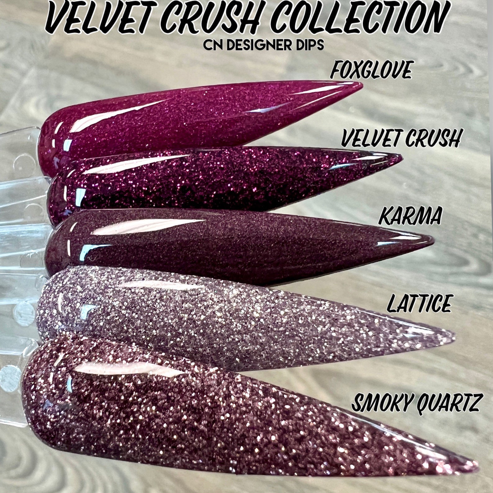 Velvet Crush Dip Powder Dip Powder for Nails Dip Powders - Etsy
