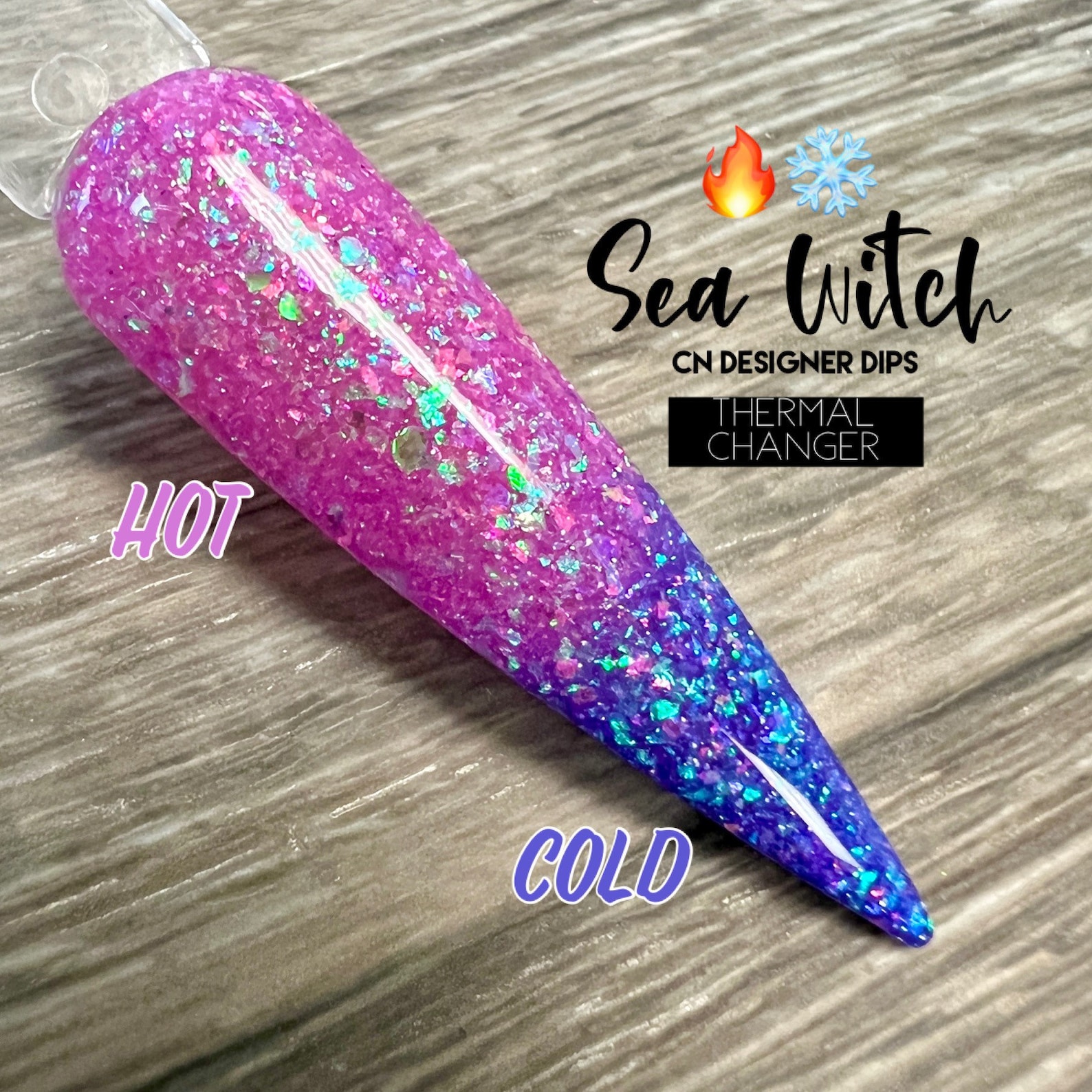 Sea Witch Dip Powder Thermal Dip Powder Nail Dip Dip - Etsy