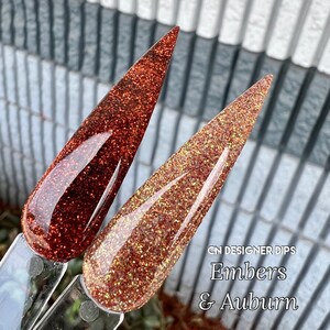 Embers & Auburn - Dip Powder, Dip Powder for Nails, Glitter Dip Powder ...