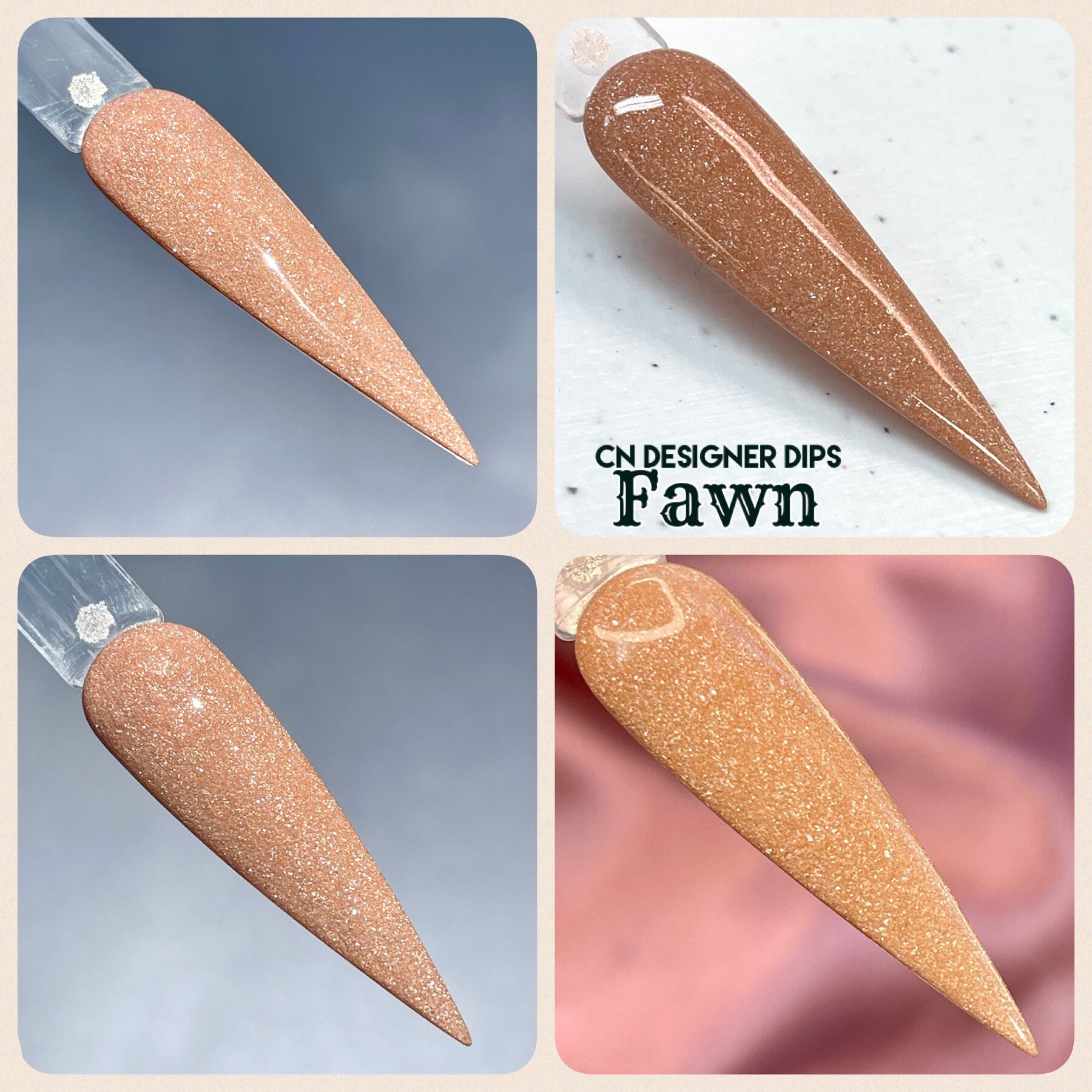 Fawn Dip Powder Dip Powder for Nails Nail Dip Powder Nail | Etsy