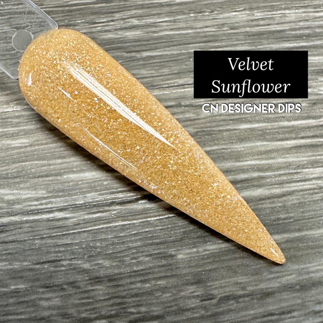 Velvet Sunflower- Dip Powder, Dip Powder for Nails, Nail Dip Powder ...