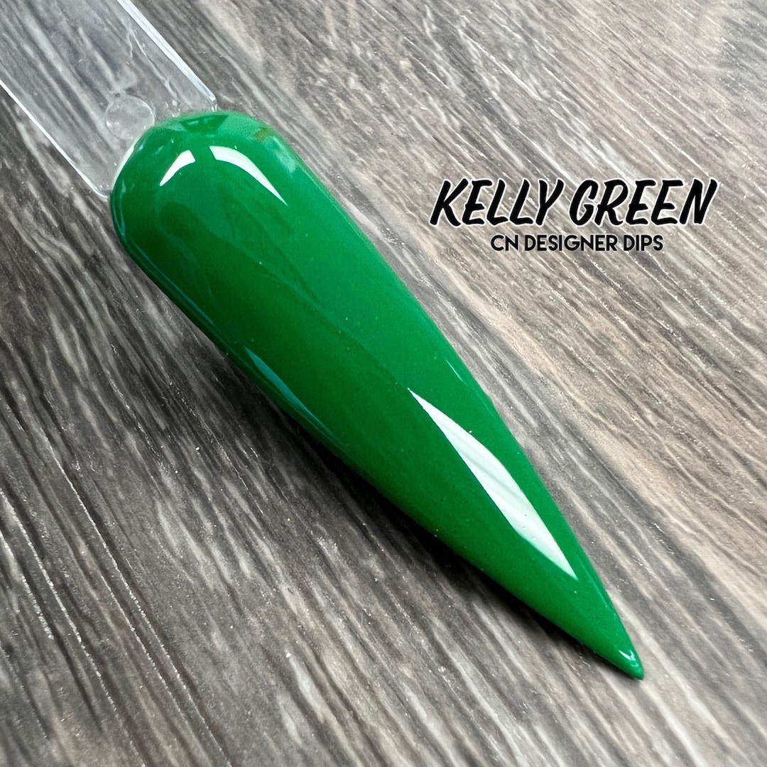 Kelly Green- Dip Powder, Nail Dip Powder, Dip Powder for Nails, Dip ...