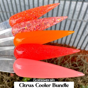 Citrus Cooler Bundle- Dip Powder, Dip Powder for Nails, Dip Nail, Nail ...