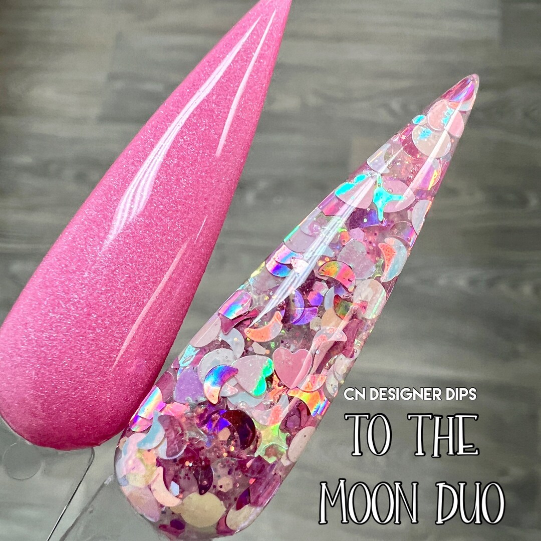 To the Moon Duo- Dip Powder, Dip Powder for Nails, Dip Nail, Nail Dip ...