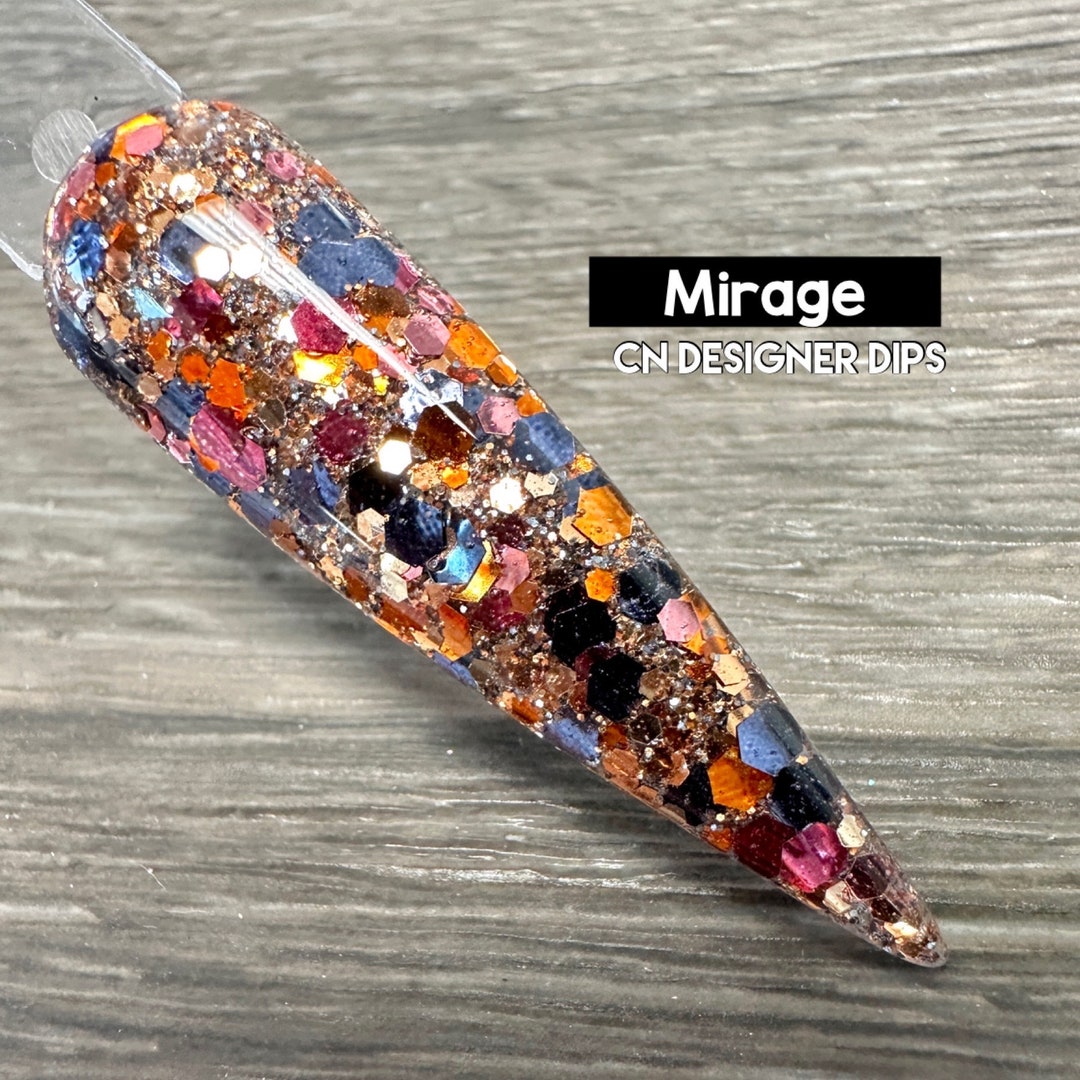 Mirage- Dip Powder, Dip Powder for Nails, Acrylic, Fall, Chunky ...