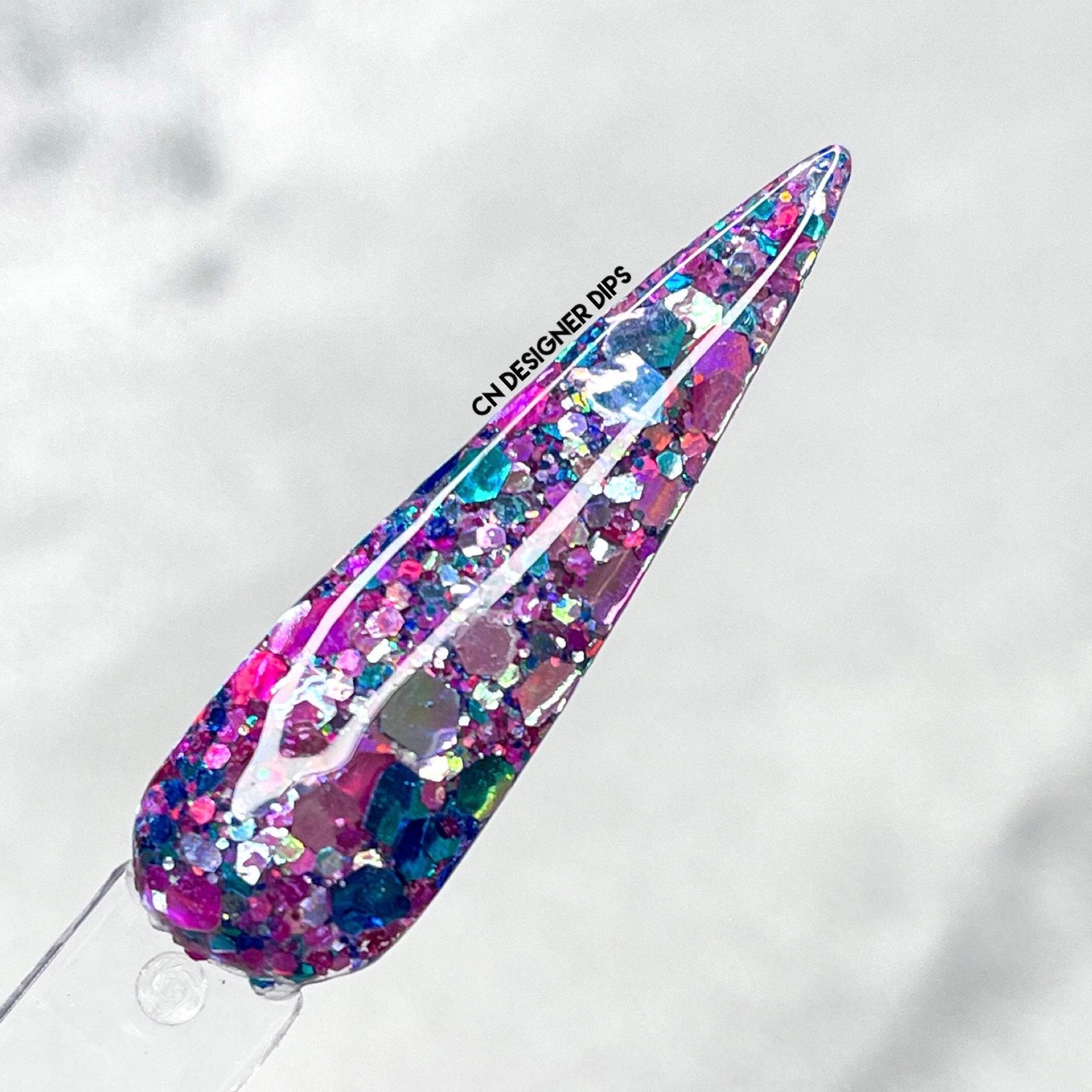 Candy Crushed dip powder nail dip powder glitter dip | Etsy