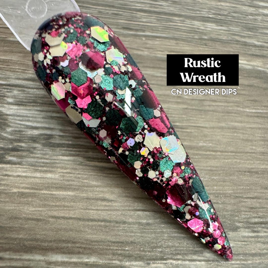 Rustic Wreath- Dip Powder, Dip Powder for Nails, Dip Nail, Dip Nail ...