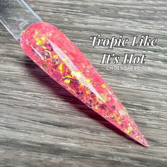 Tropic Like Its Hot Dip Powder Dip Powder for Nails Nail - Etsy
