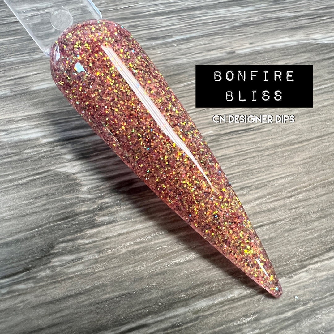 Bonfire Bliss- Dip Powder, Dip Powder for Nails, Acrylic, Iridescent ...