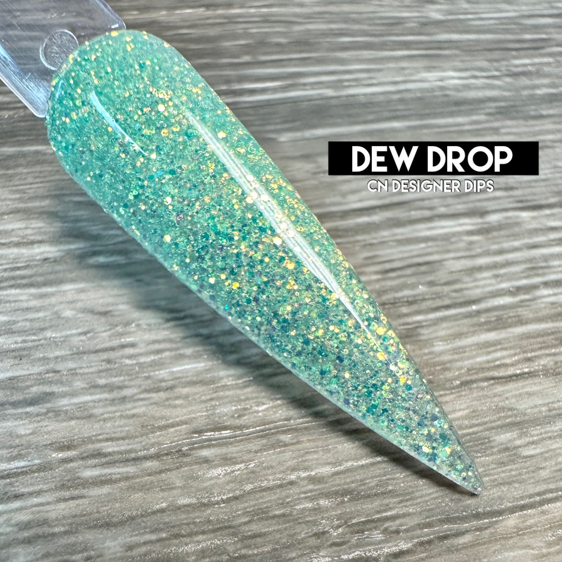 Dew Drop- Dip Powder, Dip Powder for Nails, Acrylic, Spring, Green ...