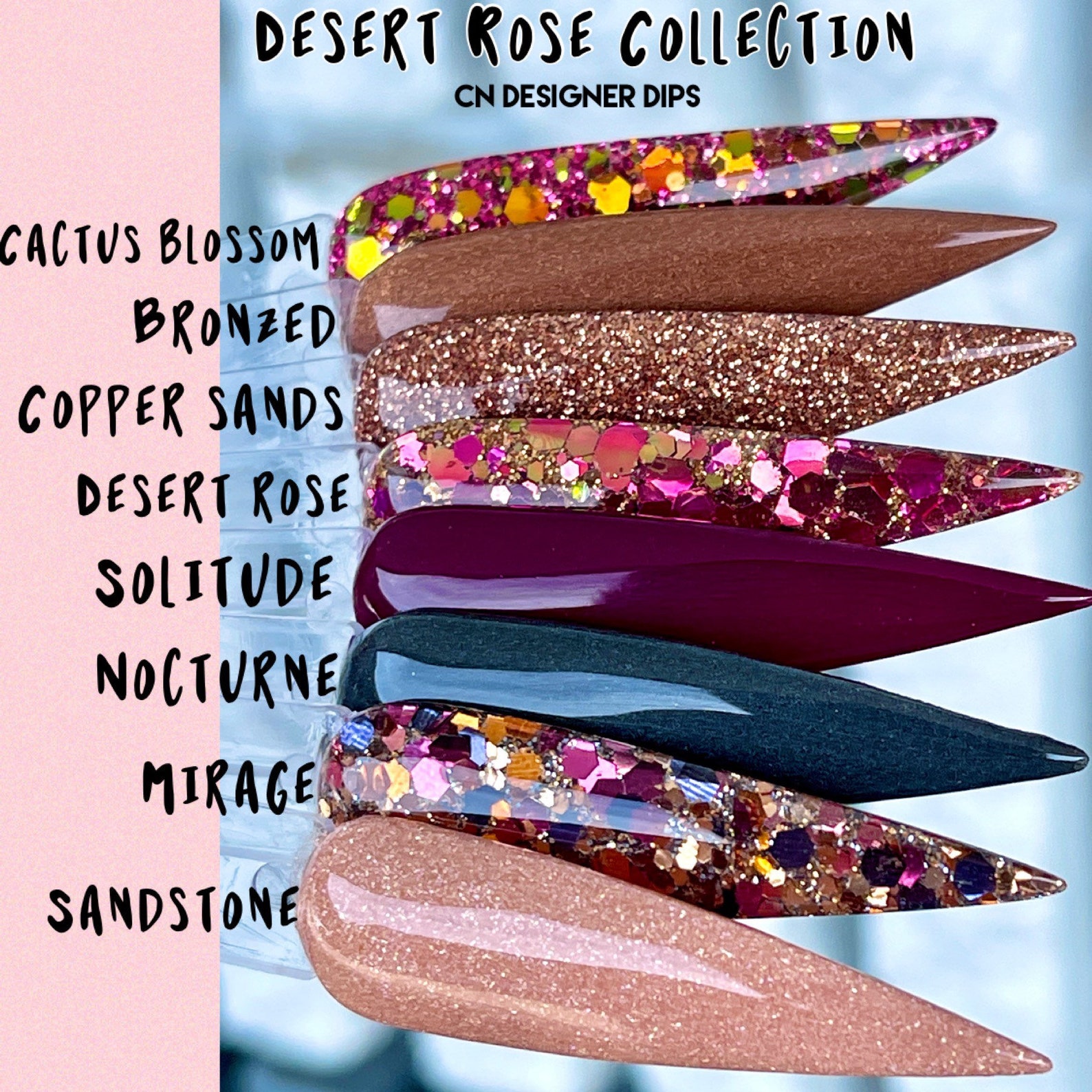 Desert Rose Dip Powder Dip Powder for Nails Nail Dip - Etsy