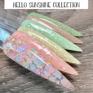 Hello Sunshine- Dip Powder, Dip Powder for Nails, Acrylic, Spring ...