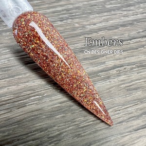 Embers & Auburn - Dip Powder, Dip Powder for Nails, Glitter Dip Powder ...
