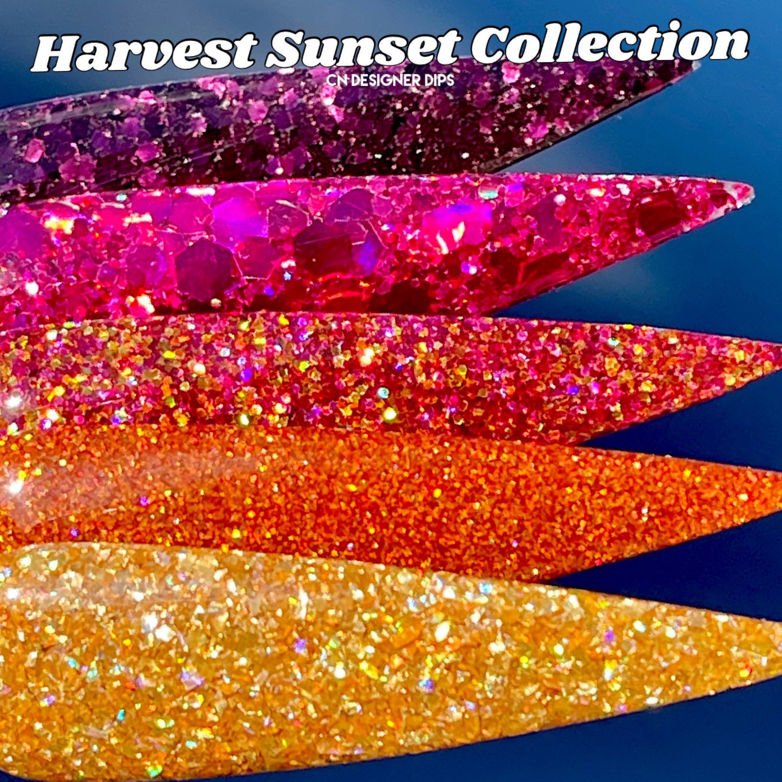 Amber Leaves Dip Powder Dip Powder for Nails Glitter Dip | Etsy