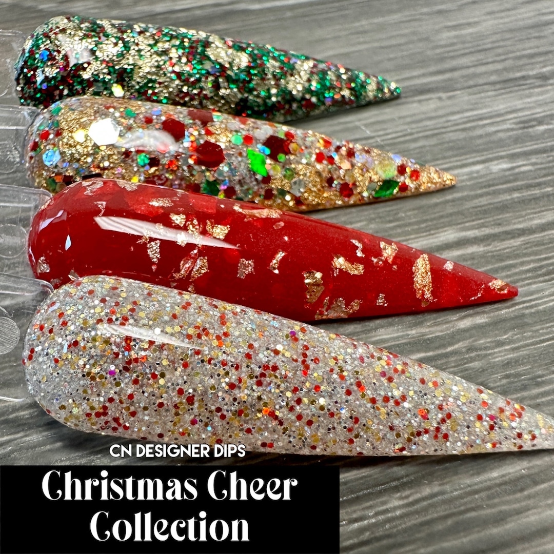 Christmas Cheer Collection- Dip Powder, Dip Powder for Nails, Acrylic ...