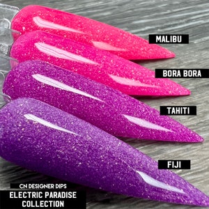 Electric Paradise Collection- Dip Powder, Dip Powder for Nails, Acrylic ...