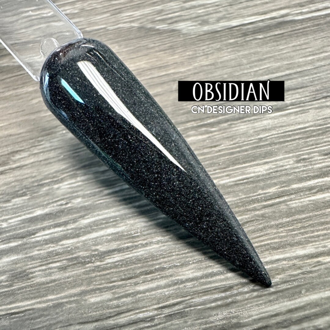 Obsidian- Dip Powder, Dip Powder for Nails, Nail Dip Powder, Nail Dip ...