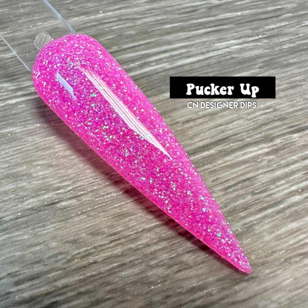 Pucker Up- Dip Powder, Glitter Dip Powder, Dip Powder for Nails, Nail ...