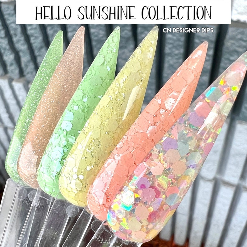 Hello Sunshine Dip Powder Dip Powder for Nails Nail Dip | Etsy