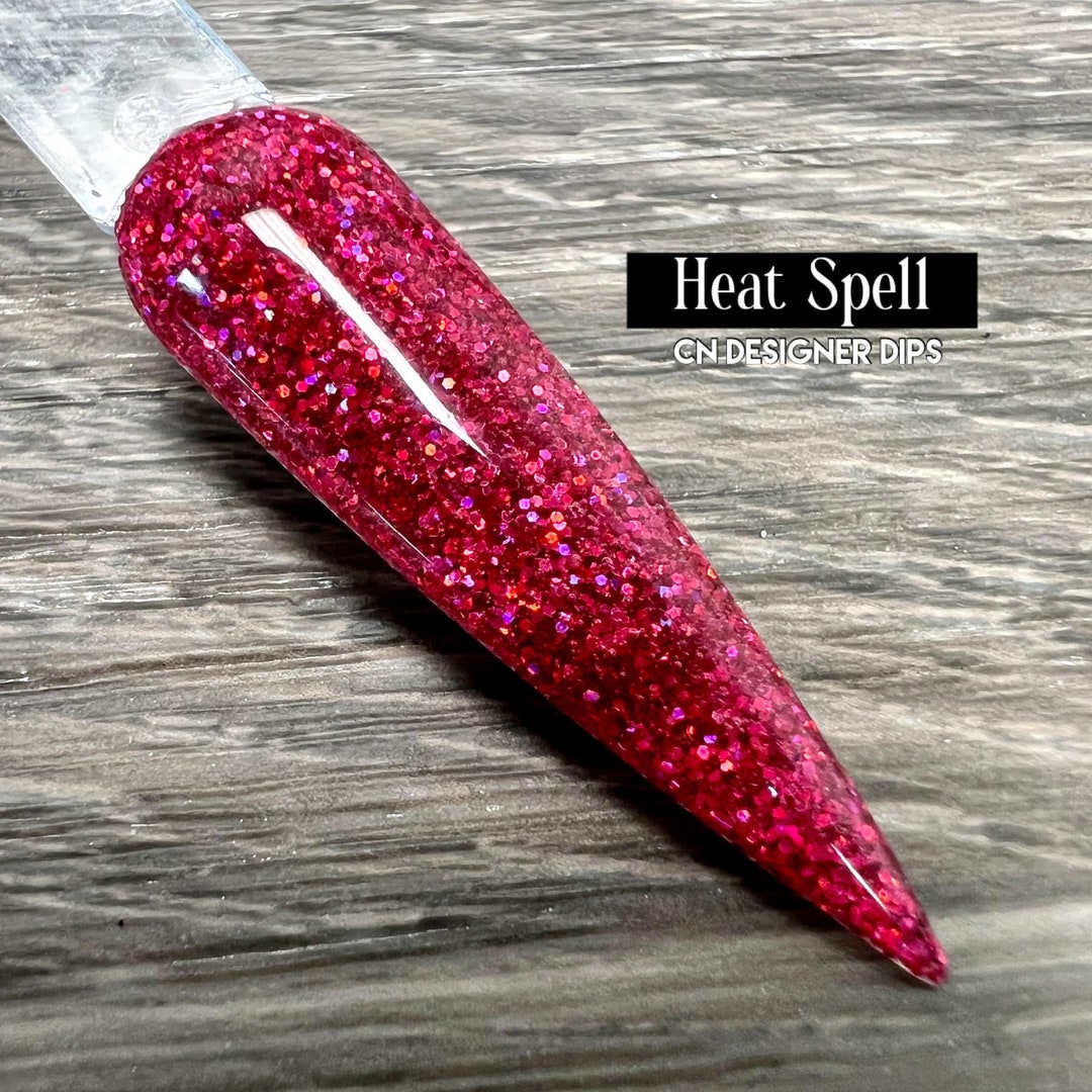 Heat Spell- Dip Powder, Dip Powder for Nails, Acrylic, Magenta, Pink ...