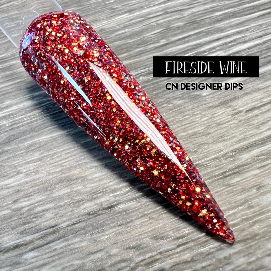 Fireside Wine Dip Powder, Dip Powder for Nails, Nail Dip, Dip Powders, Dip Nail Powder, Nail ...