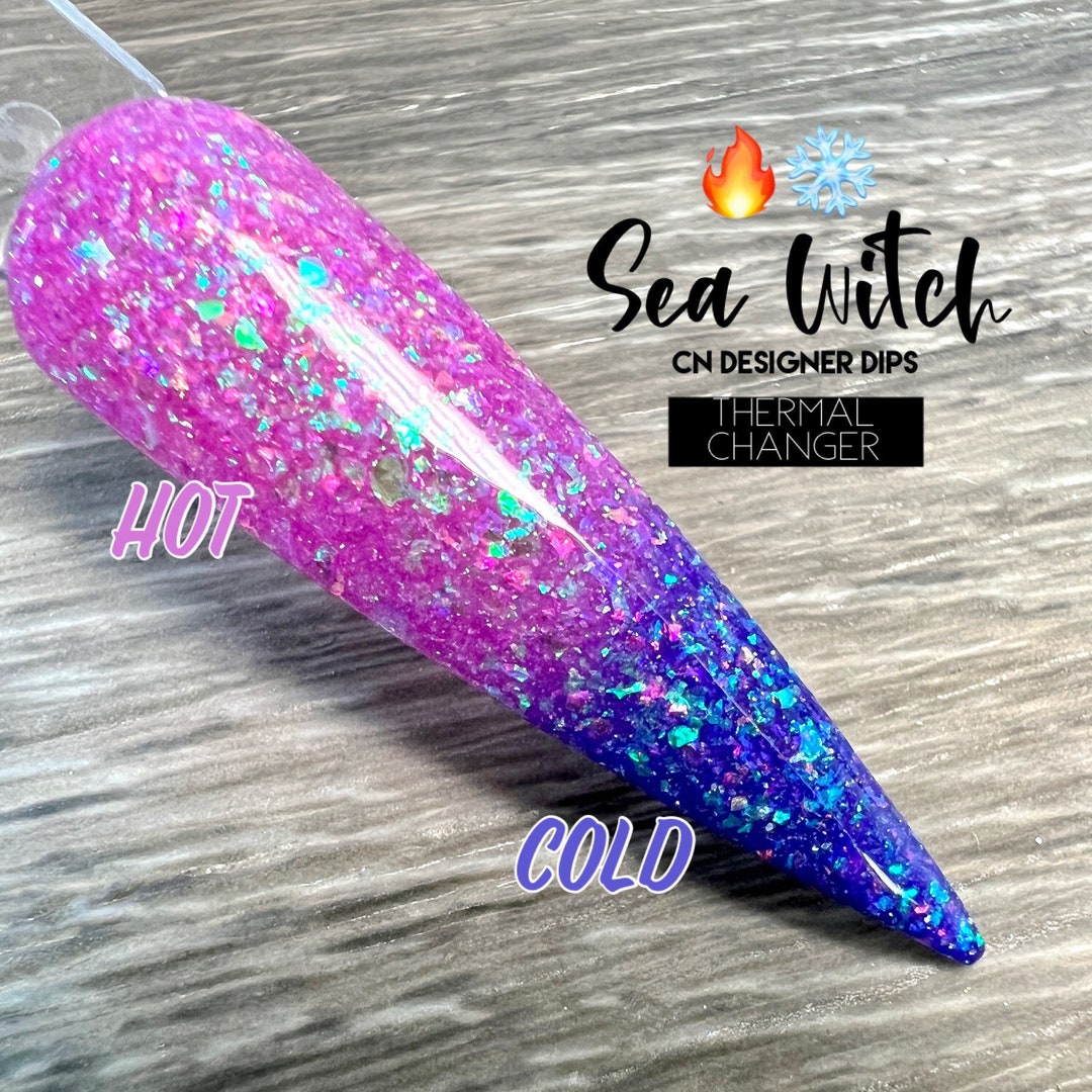 Sea Witch- Dip Powder, Thermal Dip Powder, Nail Dip, Dip Powder for ...
