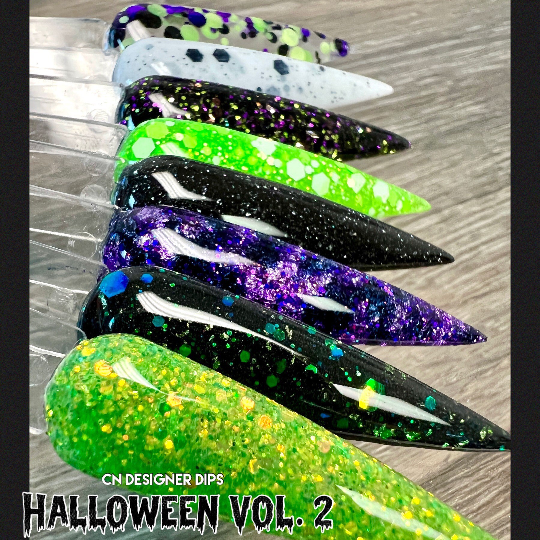 Halloween Vol 2- Dip Powder, Dip Powder for Nails, Acrylic, Halloween ...