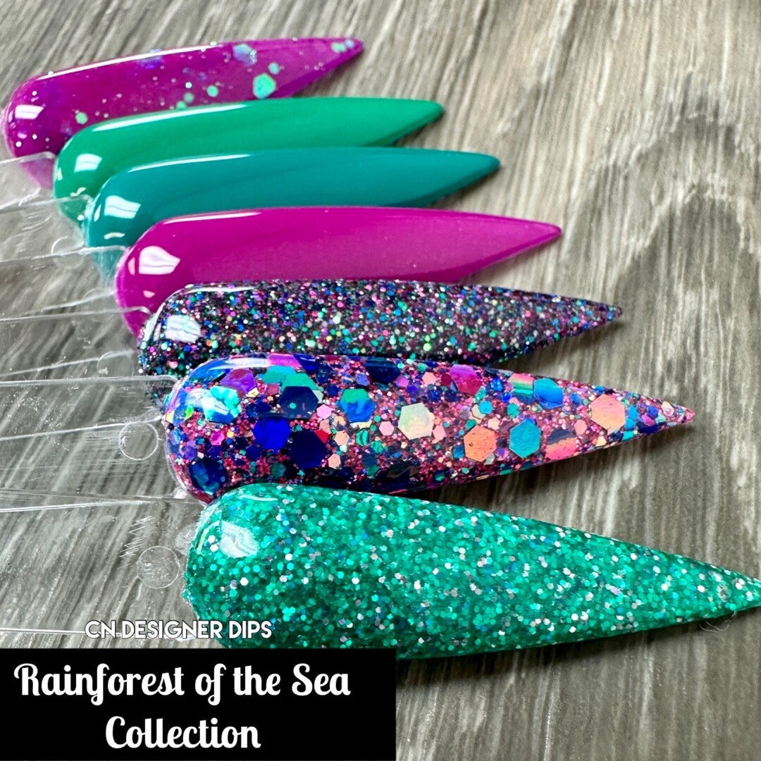 Rainforest of the Sea Collection- Dip Powder, Dip Powder for Nails ...