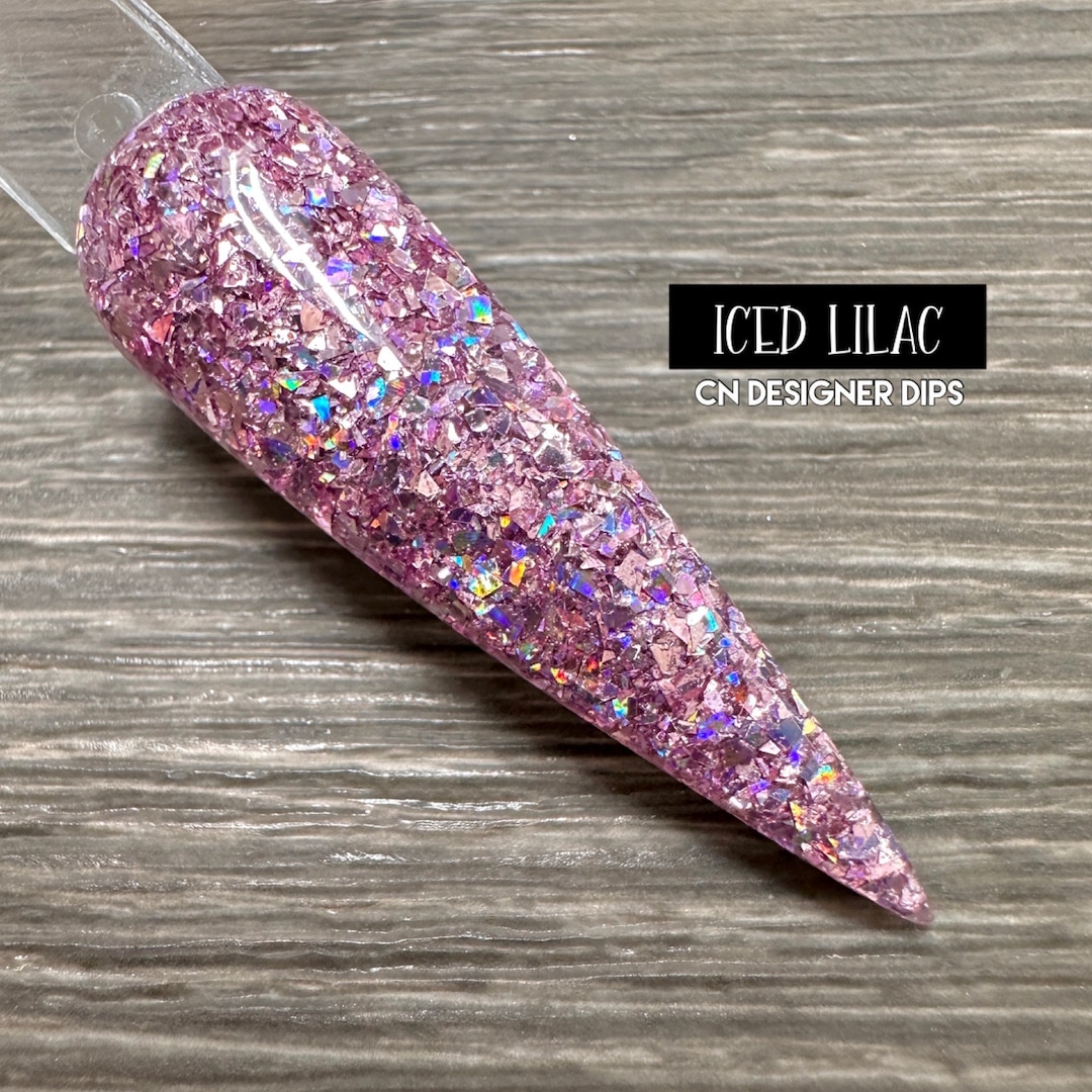 Iced Lilac- Dip Powder, Dip Powder for Nails, Acrylic, Pink, Purple ...