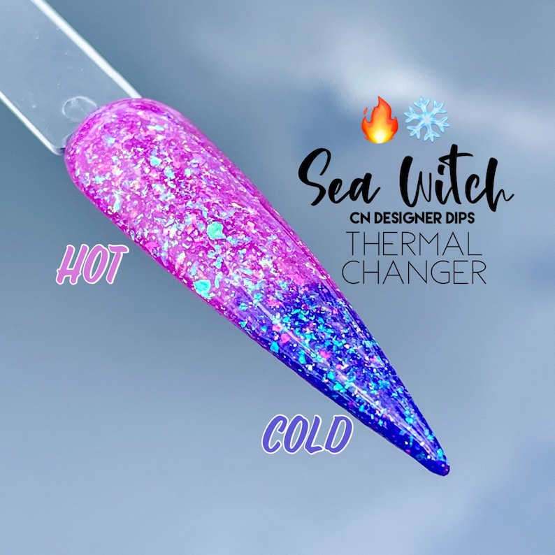 Sea Witch Dip Powder Thermal Dip Powder Nail Dip Dip - Etsy