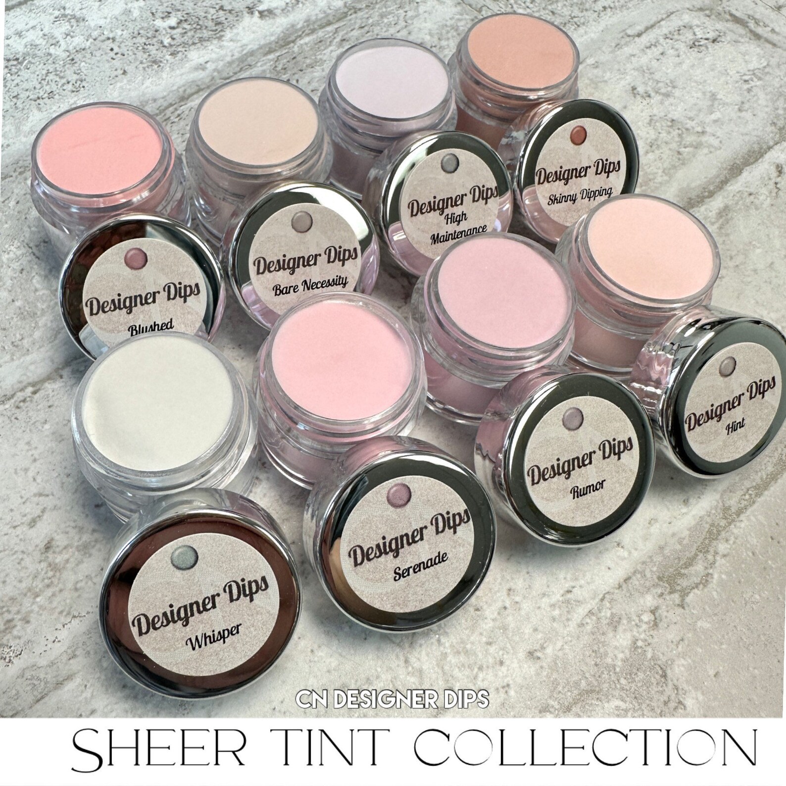 Sheer Tint Collection- Dip Powder, Dip Powder for Nails, Acrylic ...