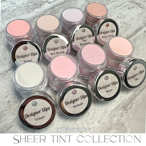Sheer Tint Collection- Dip Powder, Dip Powder for Nails, Acrylics ...